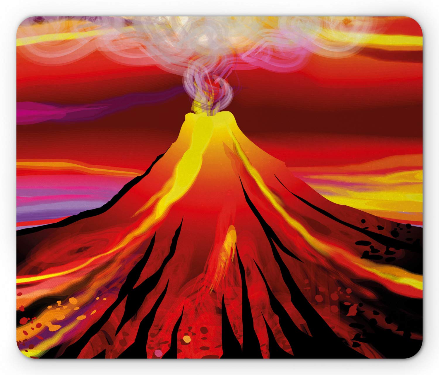 Abstract Volcano Painting