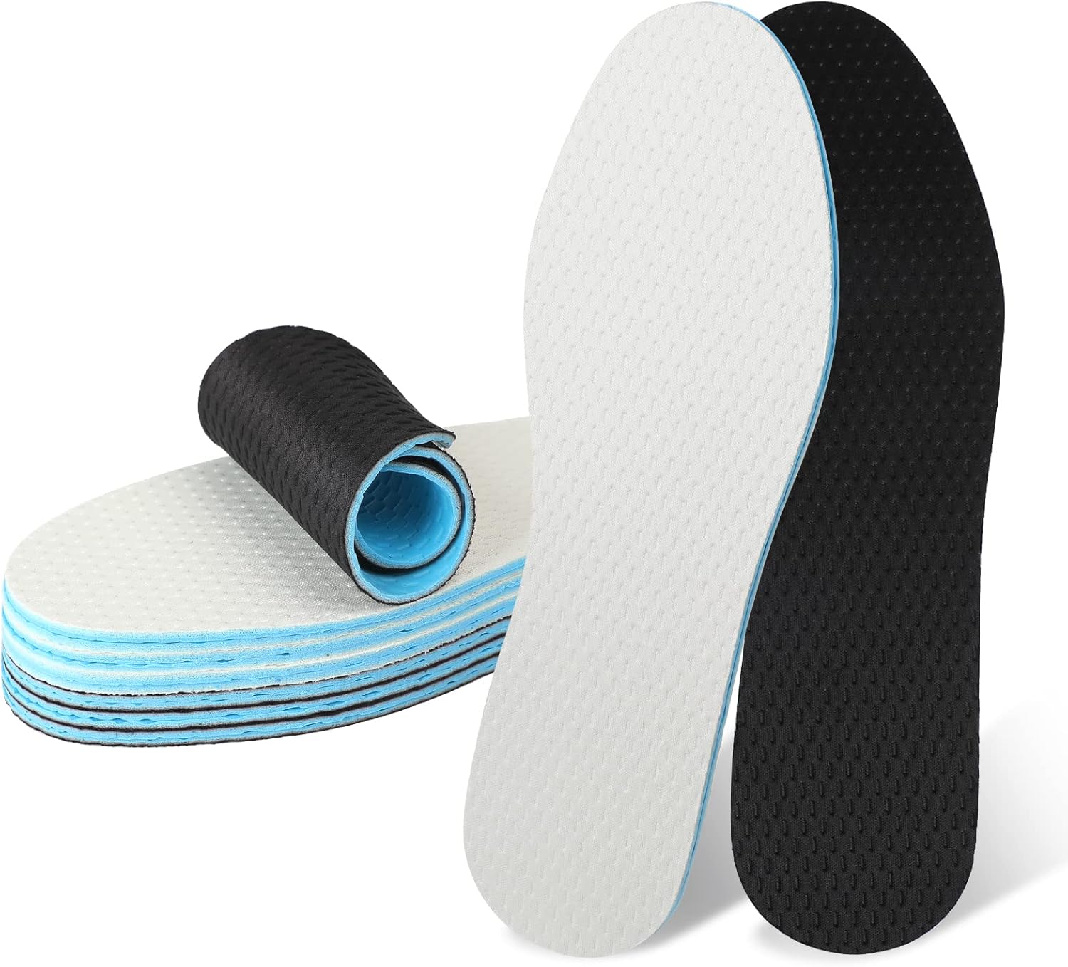 Amazon.com: 6 Pairs Thin Shoe Inserts, Barefoot Shoe Insoles Three ...
