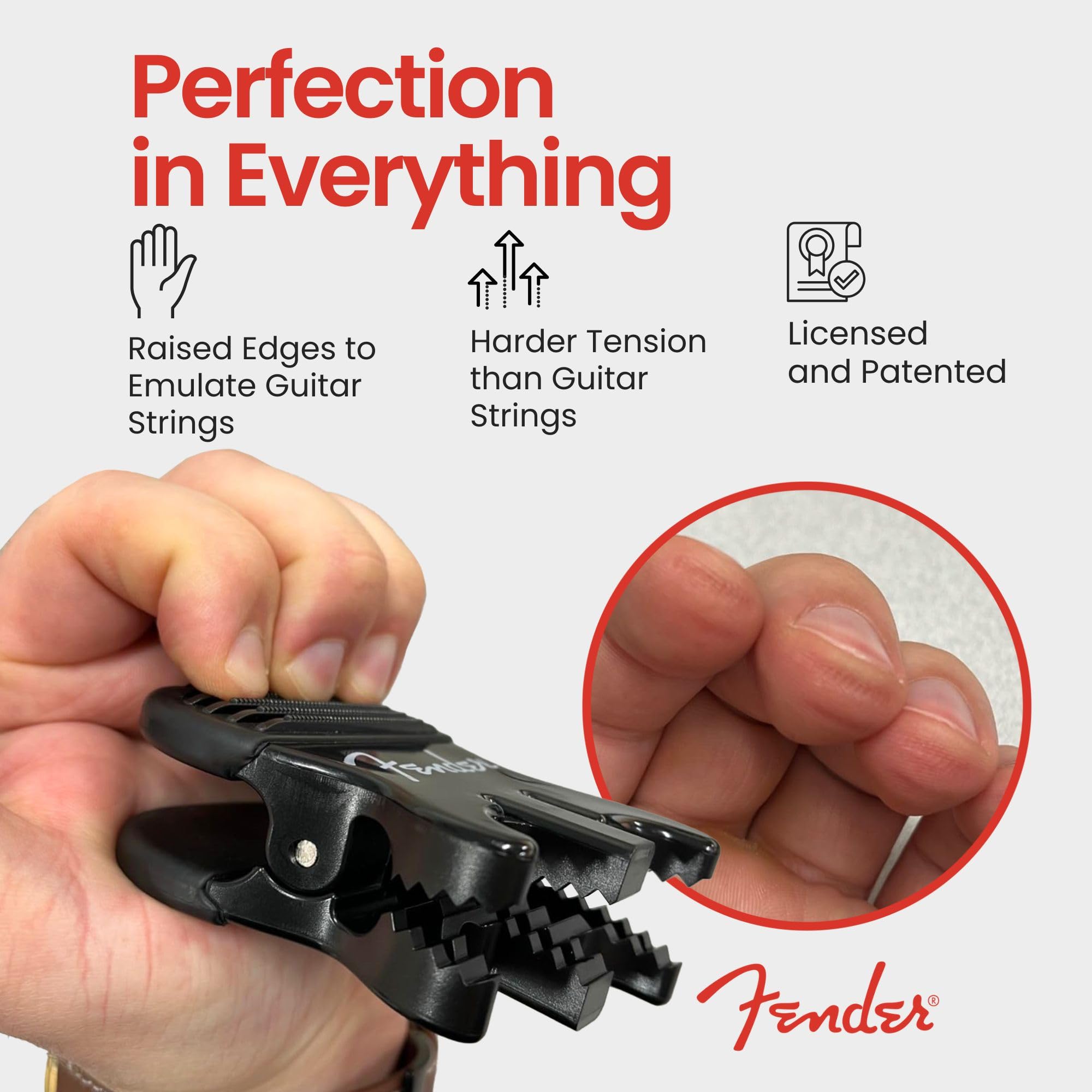 Snapklik.com : FENDER Patented Callus Builder & Finger Strengthener 15 ...