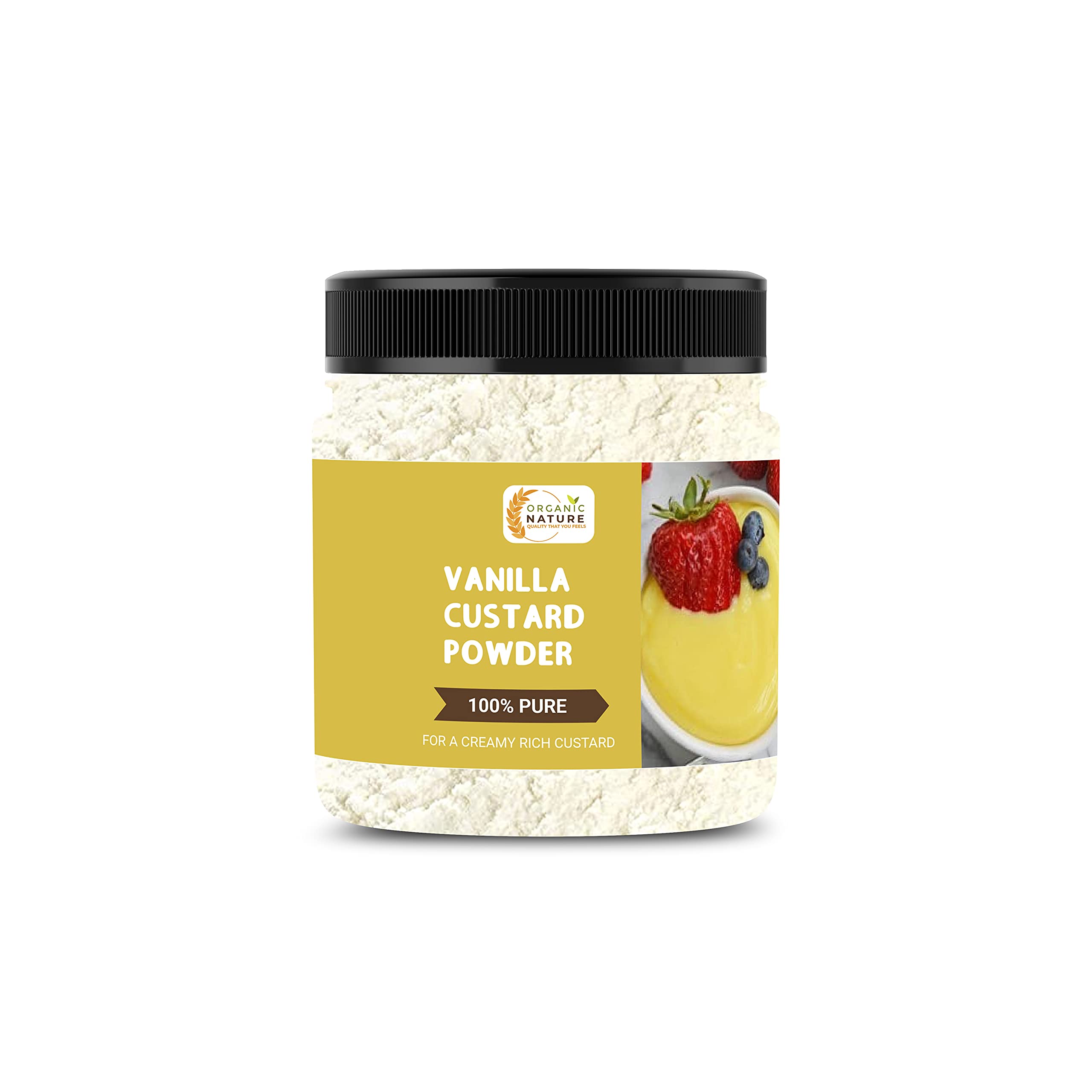 Buy Nature Eggless Custard Powder Vanilla Flavoured 250g| Makes Smooth ...