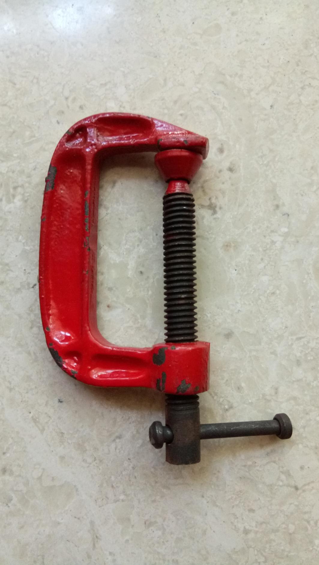 KROST Heavy Duty C and G Clamp Set, 2" C-Clamp for Metalworking ...