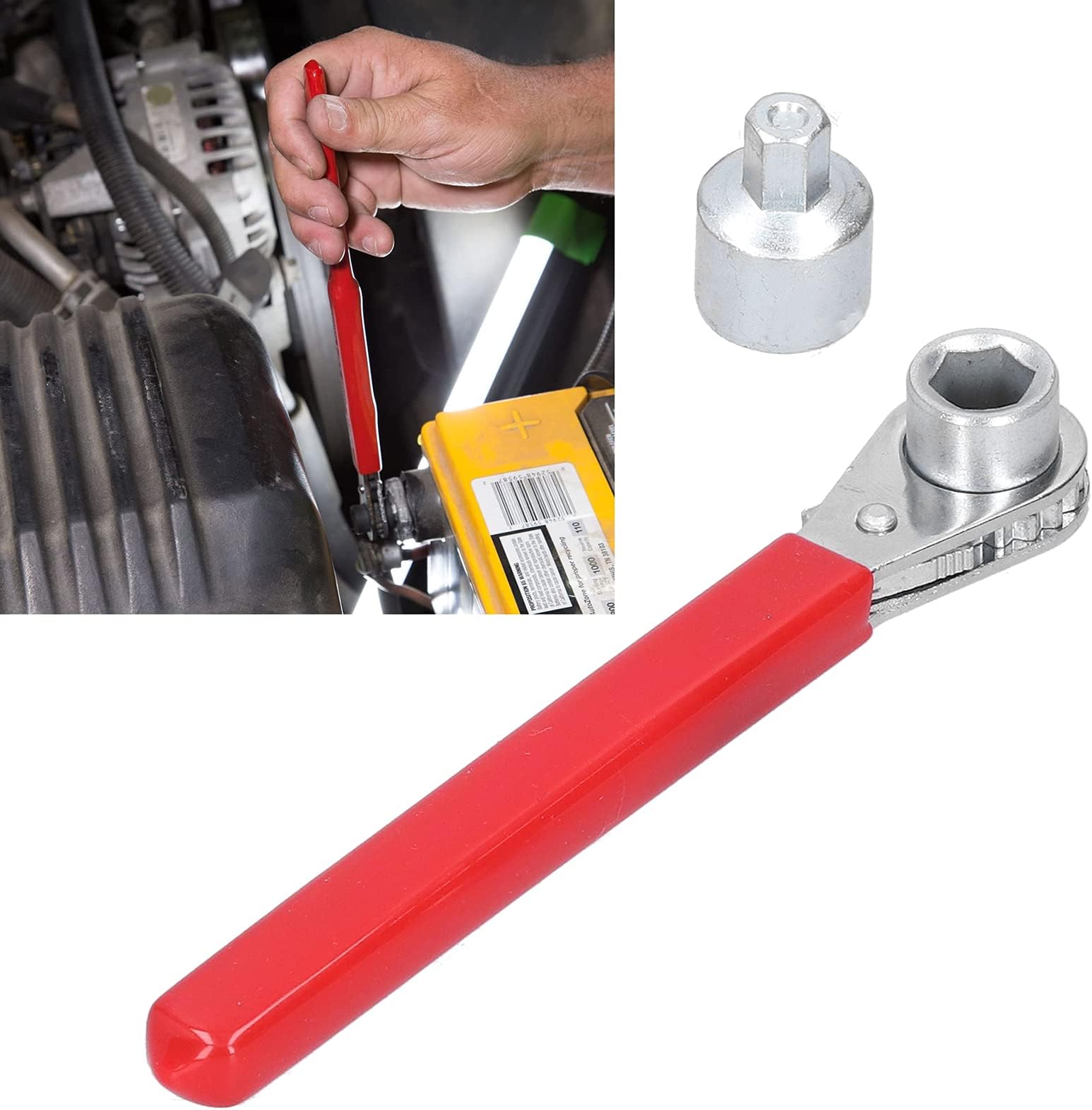 Senyar Side Terminal Wrench, 5/16" 6 Side Terminal Battery Ratchet ...