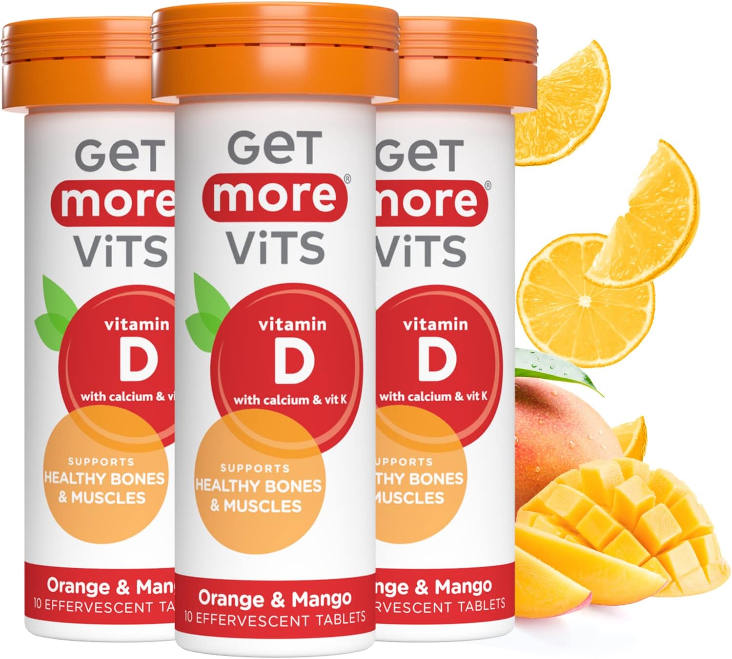 Get More Vits Vitamin D Tablets – Effervescent Multivitamins with ...