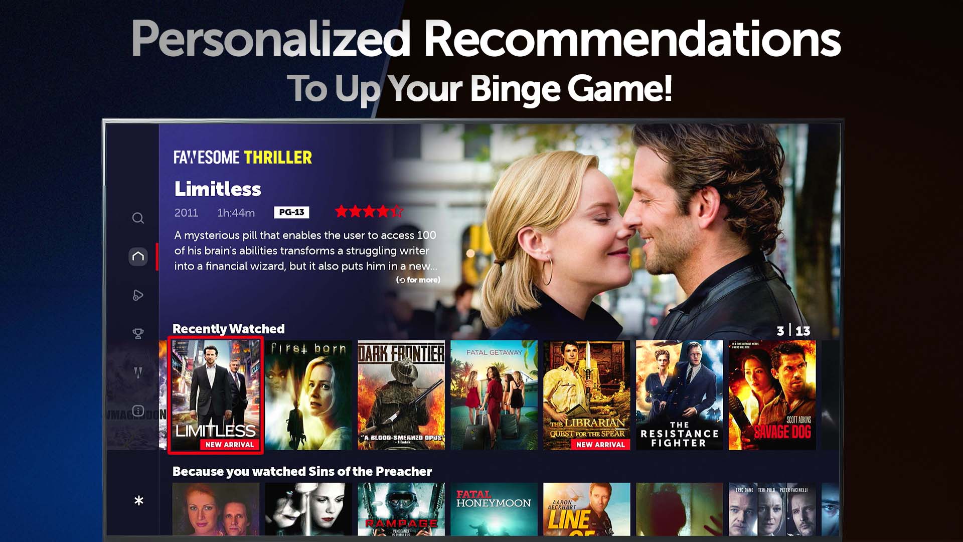 Thriller Movies & TV by Fawesome - App on Amazon Appstore