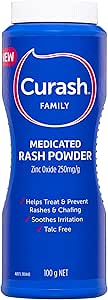 Curash - Family Medicated Anti-Rash Powder - Soothe Irritation - Rash ...