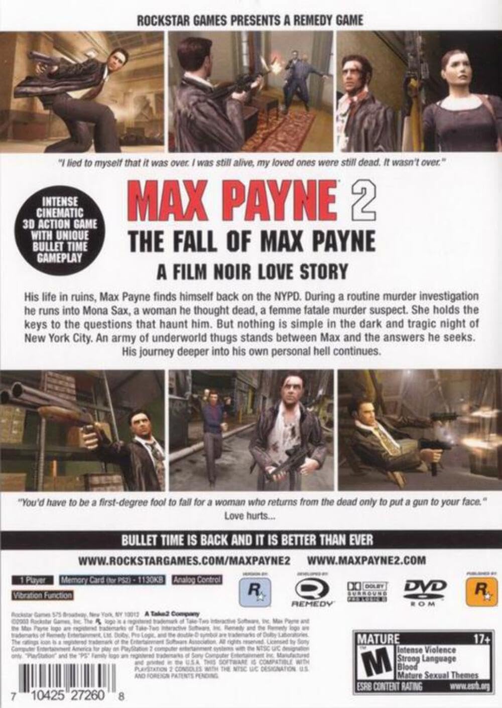Max Payne Playstation 2