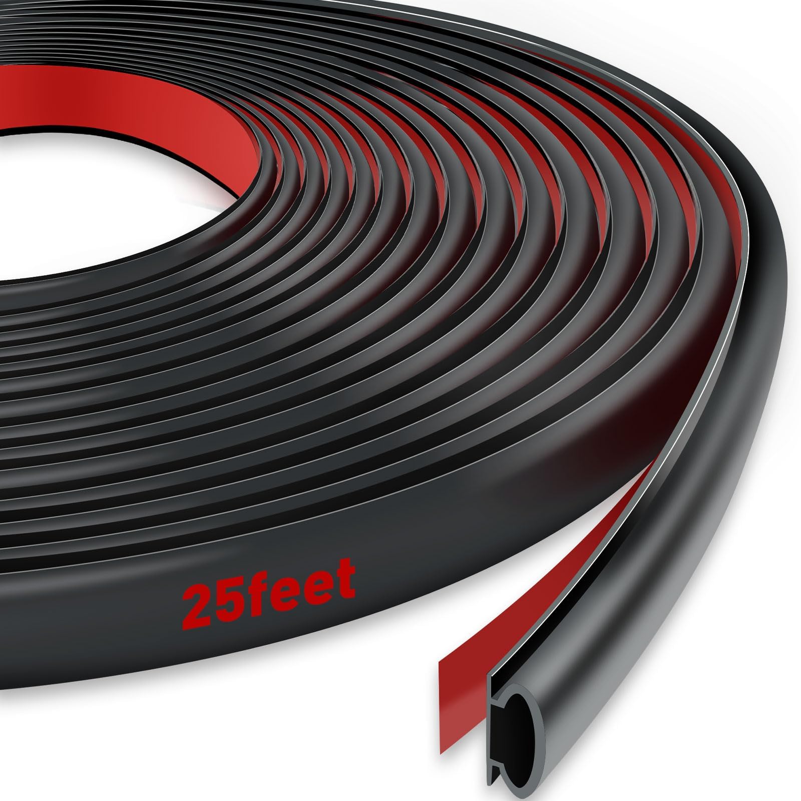 Frienda Rubber Weather Stripping Door Seal Strip Bottom Door Seal Strip ...