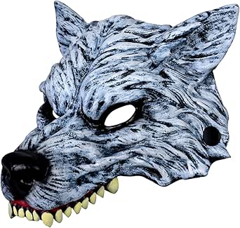 Amazon.com: HugOutdoor Wolf Mask Kids and Adult Cosplay Animal Mask ...