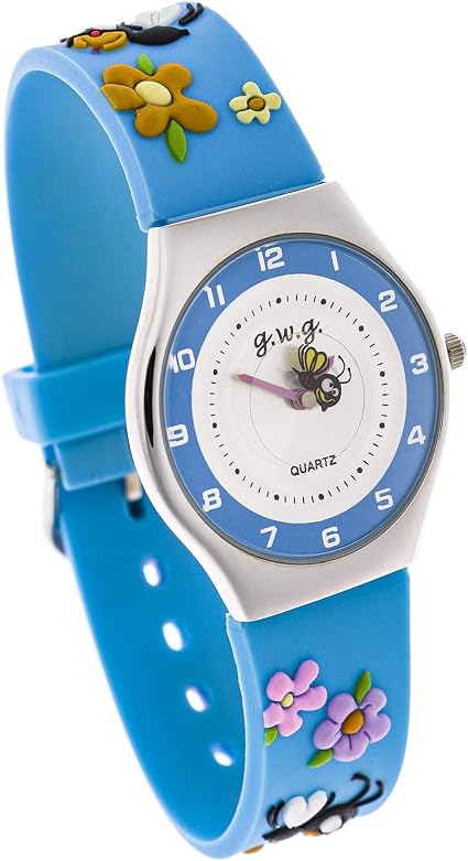 Reloj de Goma para Niño Niña Chico y Chica con Correa de Goma (RGoma03 ...