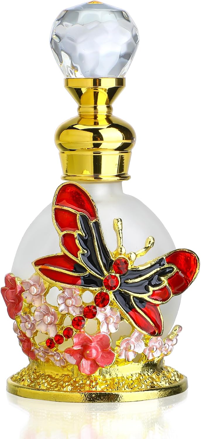 Amazon.com: YU FENG 15ML Decorative Refillable Glass Perfume Bottles ...