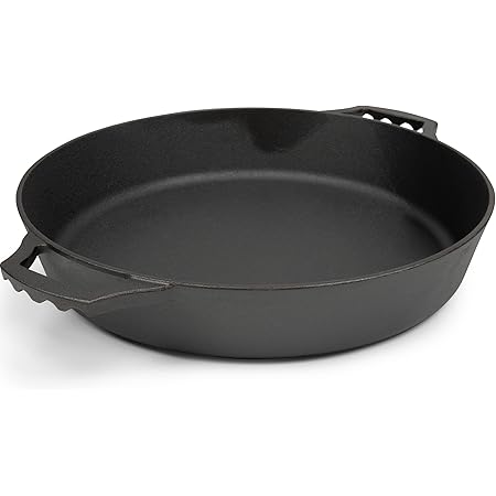 Amazon.com : Bayou Classic 7438 20-in Jumbo Cast Iron Skillet 14-qt / 3 ...