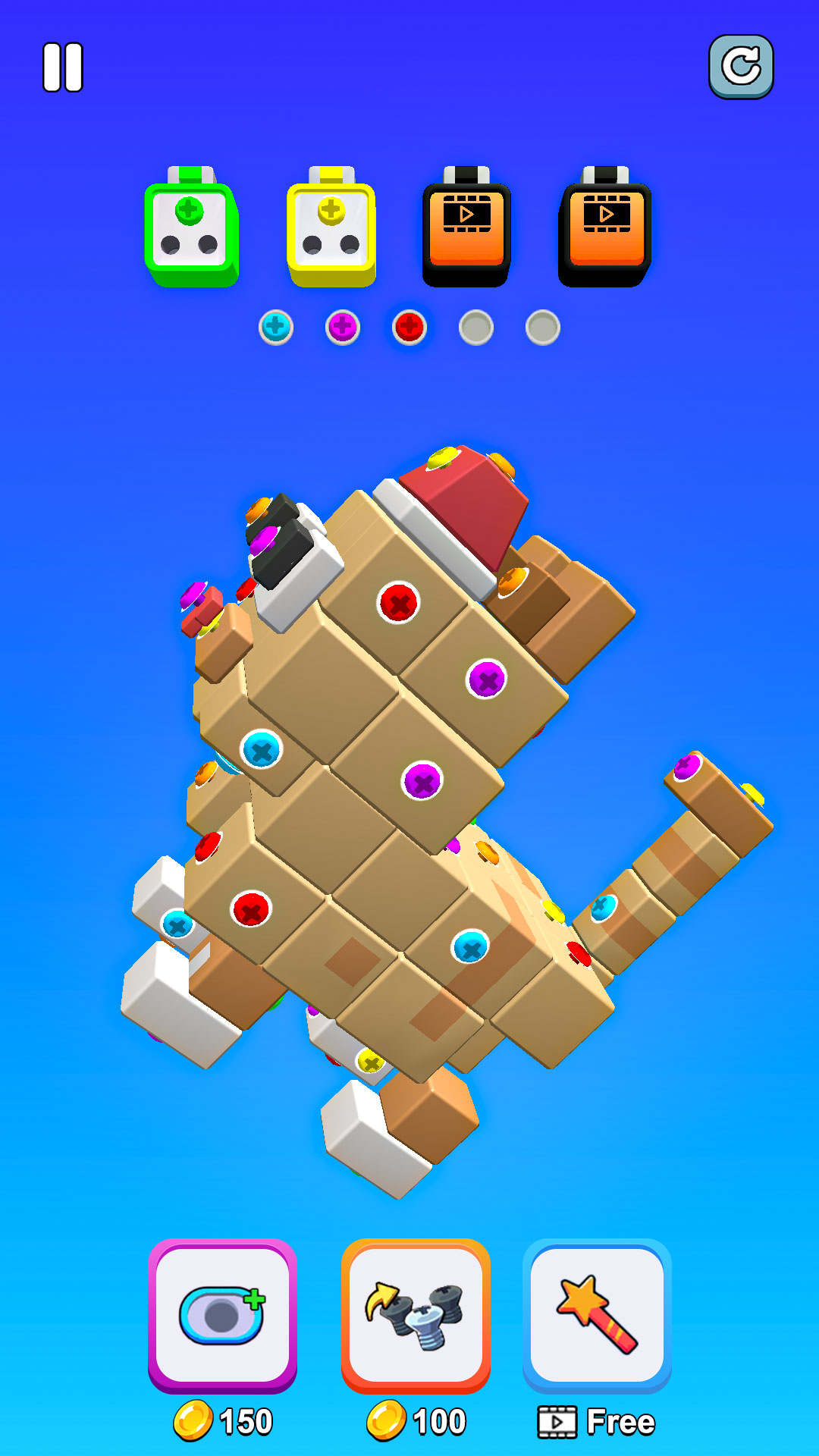 Screw Sort 3D Away Master Pin Puzzle: Nuts and Bolts Jam Unpuzzle ...