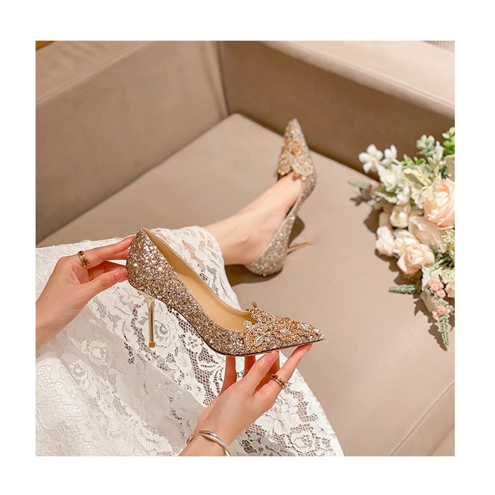 Champagne colored heels for wedding 60 photos - Astyledwedding.com
