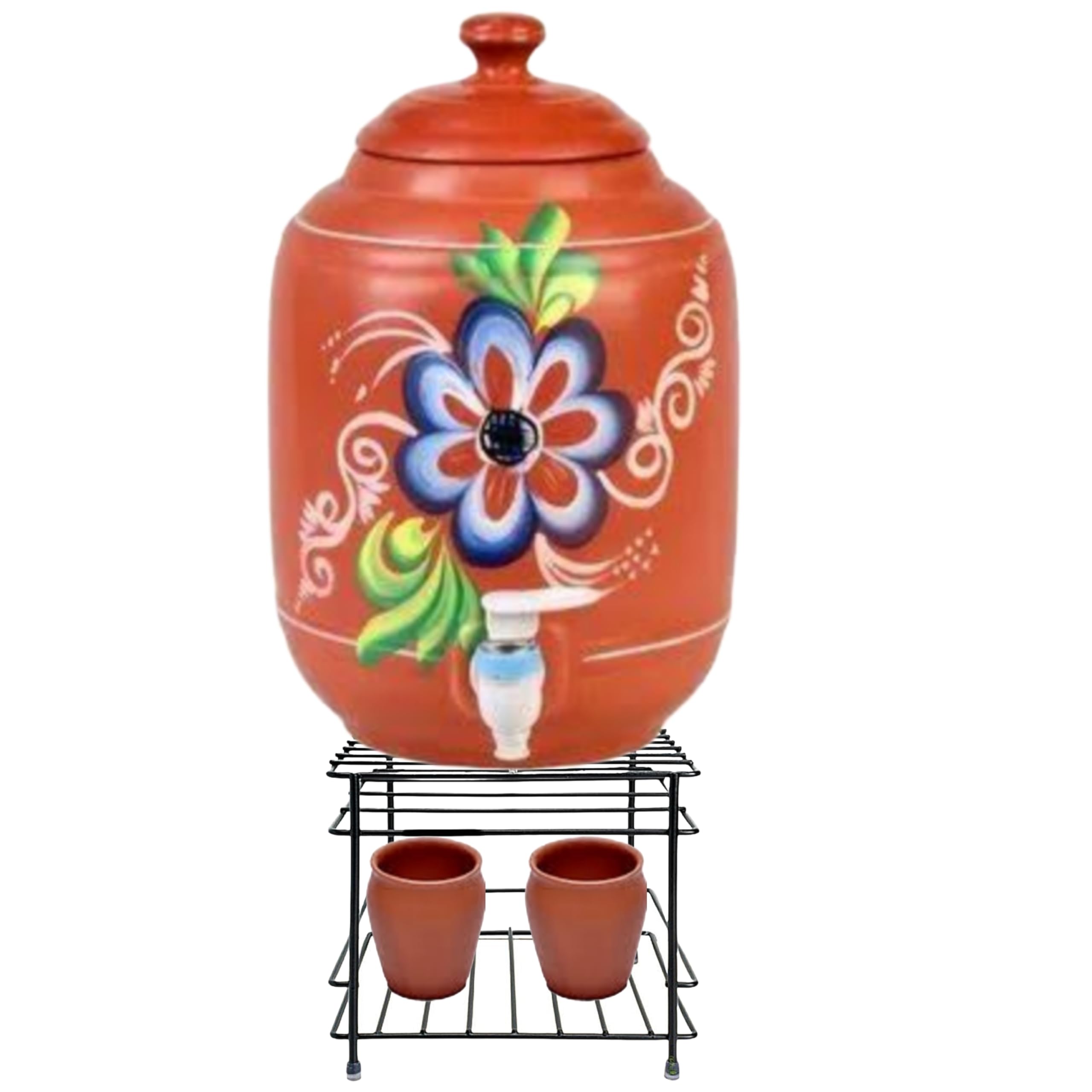GLOCY Matka Stand for Water Pot | Water Pot Stand for Kitchen | Water ...