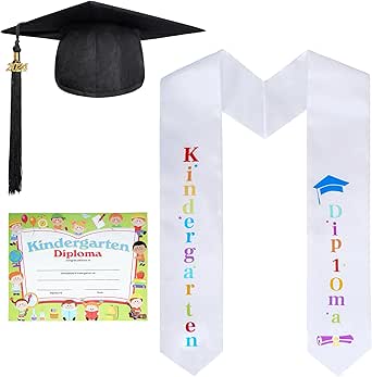 Amazon.com: Hmxpls Kindergarten Graduation Sash 2024 Kids Graduation ...