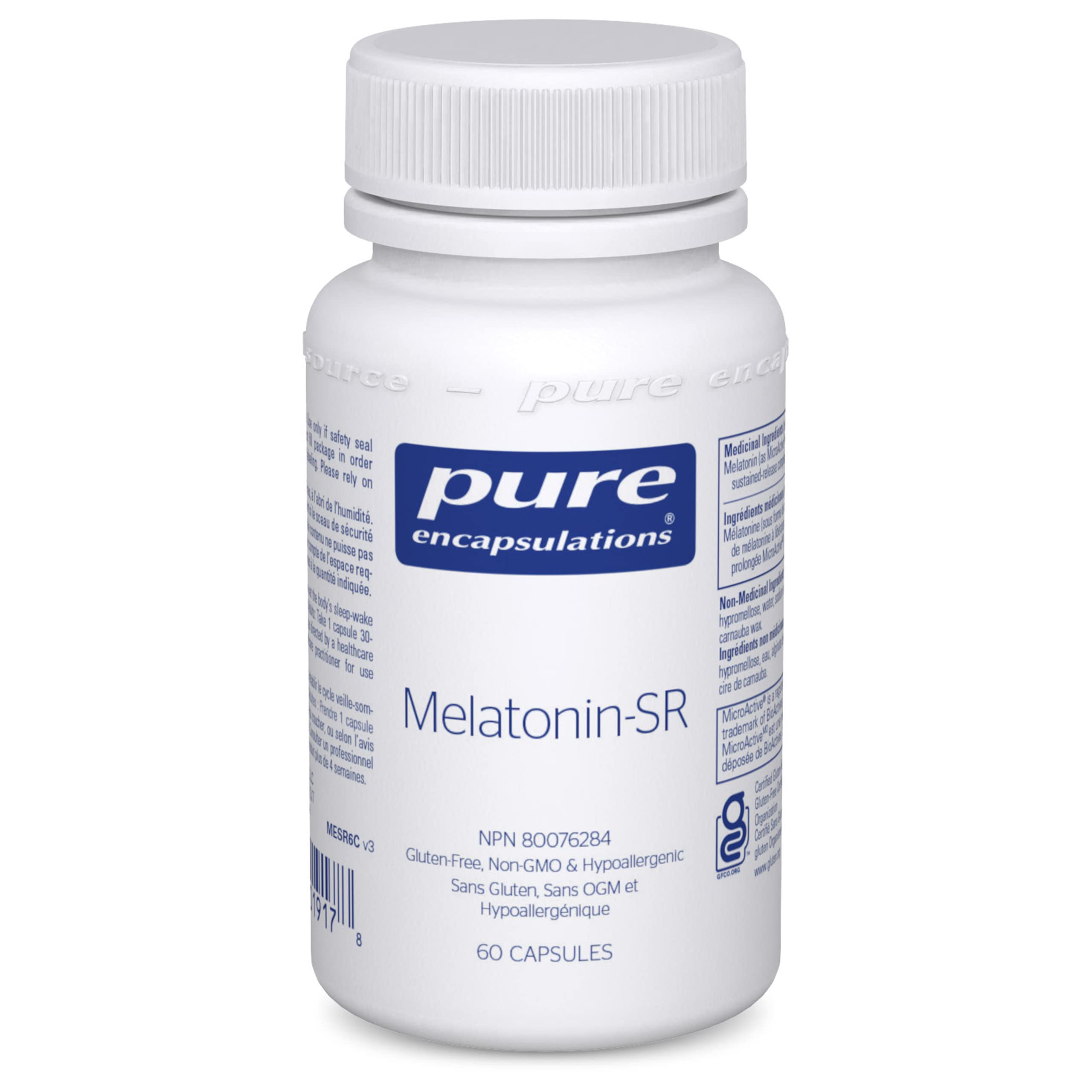 Pure Encapsulations Melatonin SR | Sustained-Release Melatonin Restful ...