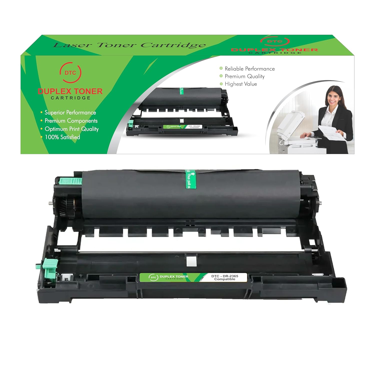 Duplex DTC DR 2365 Drum Unit for Brother DR-2365 Toner Cartridge ...