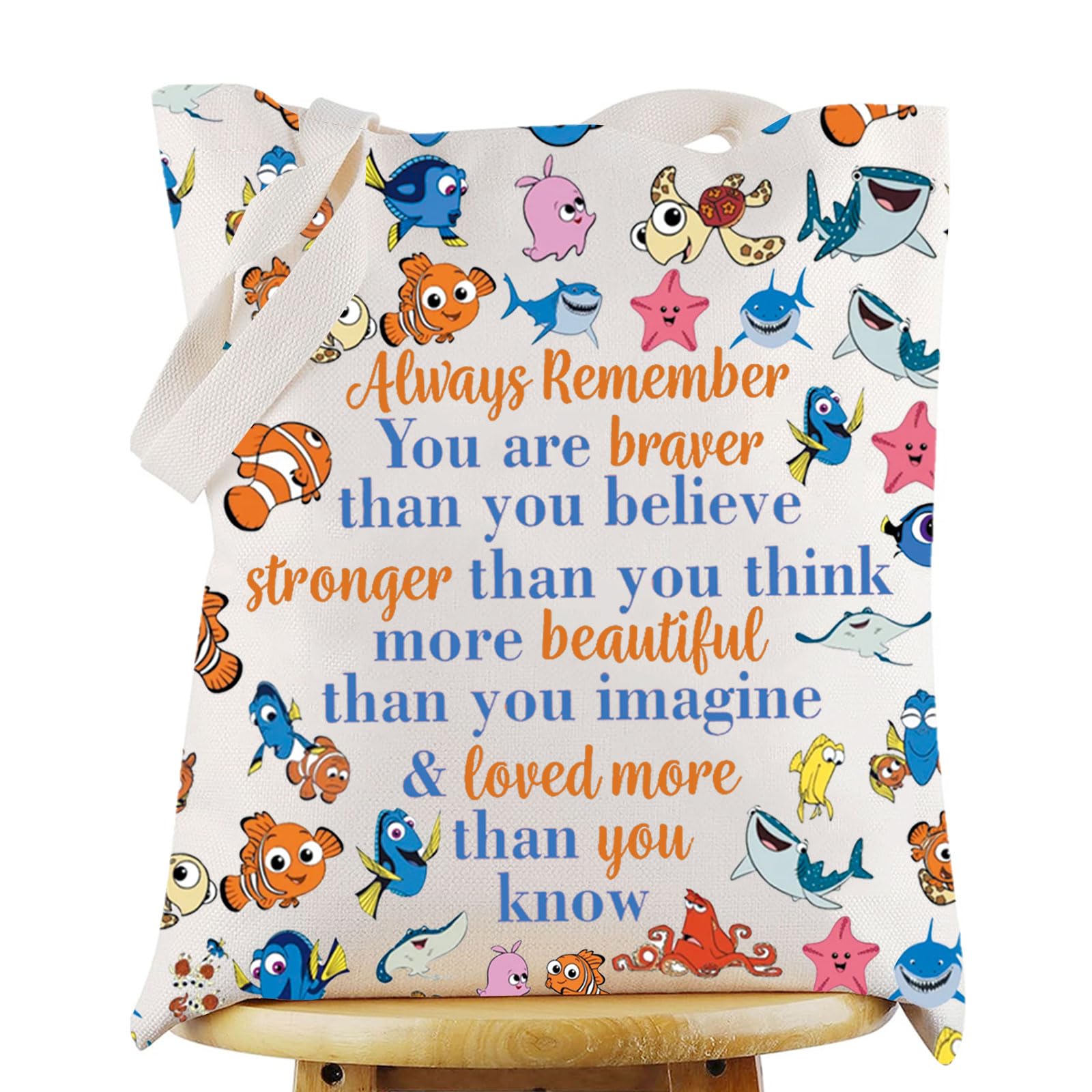 WZMPA Fish Nemo Cosmetic Bag Bruce & Marlin & Crush & Dory & Fans Gift ...