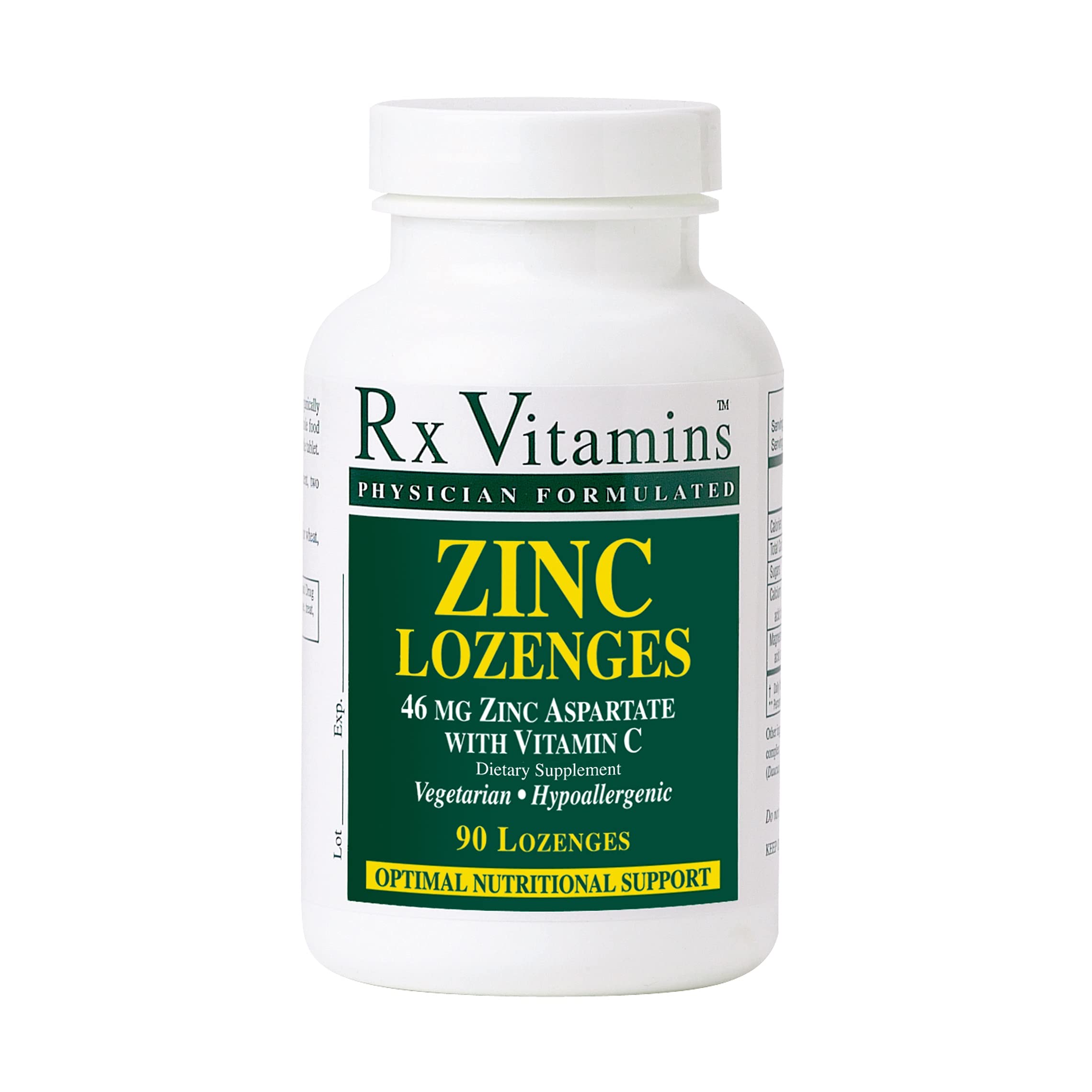 Amazon.com: Rx Vitamins Zinc Lozenges, 90 Lozenges : Health & Household
