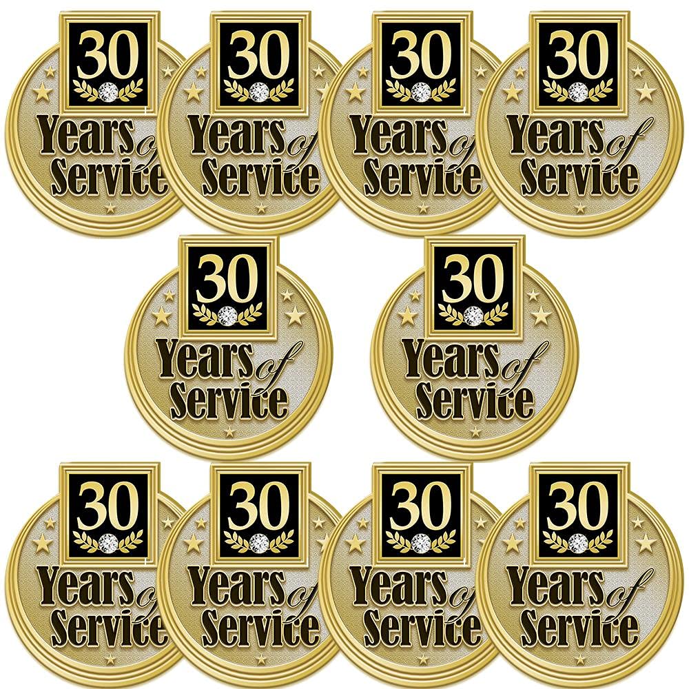 Amazon.com: 30 Years Recognition Pin, 30 Years Of Service Pins, Sold In ...