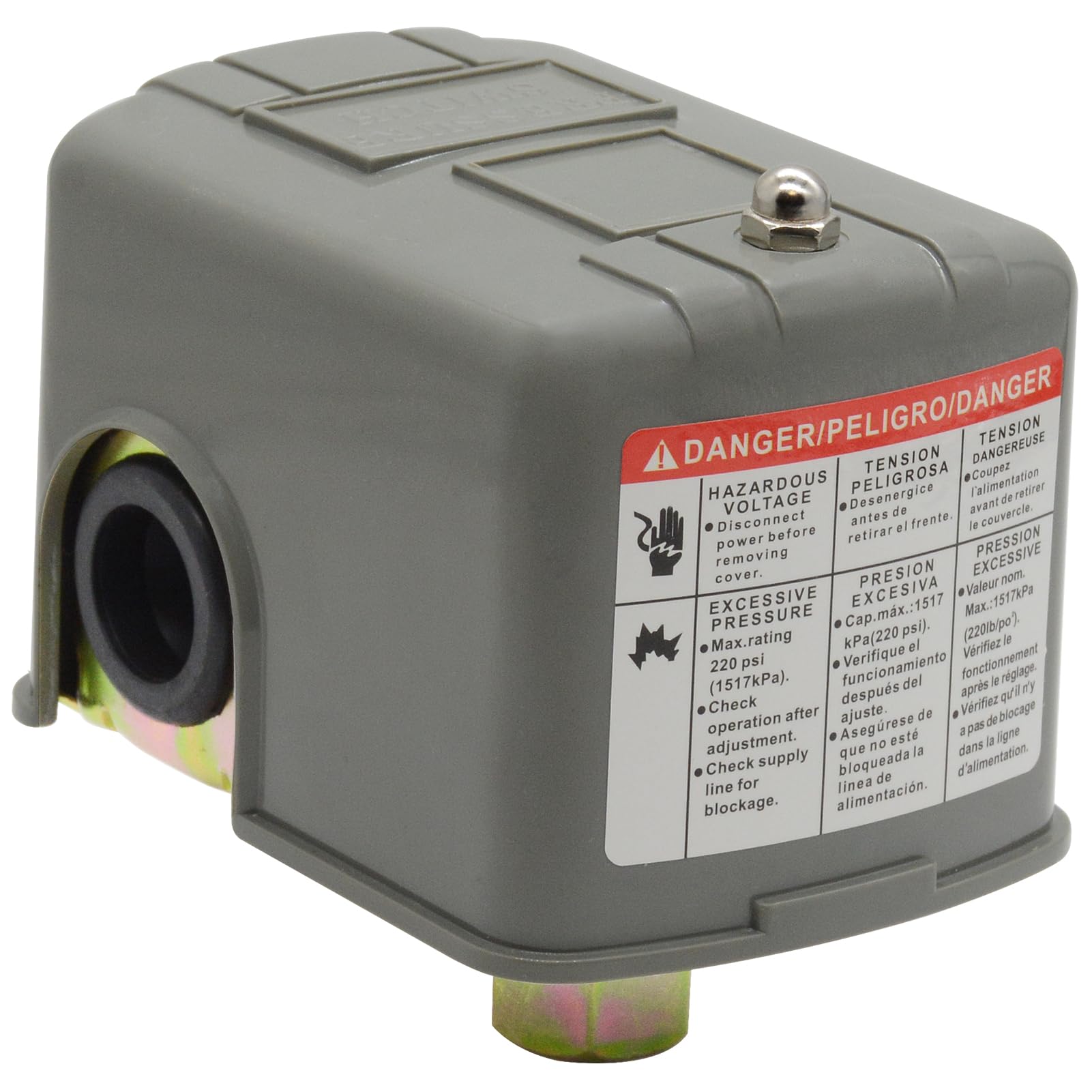 Buy Pressure Switch for Well Pump, 40-60Psi Water Pressure Switch Auto ...