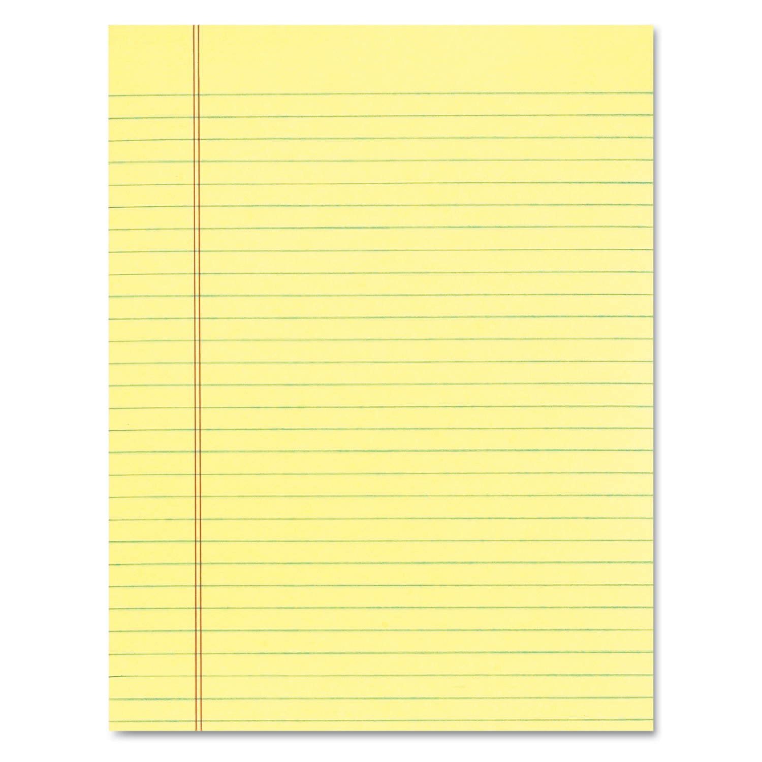 TOPS 7522 The Legal Pad Glue Top Pads, Legal/Wide, 8 1/2 x 11, Canary ...