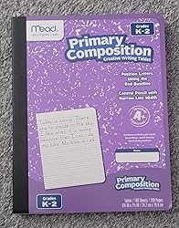 Amazon.com: Mead Primary Composition Notebook K-2, 6 Pack Primary Ruled Composition Book, Color ...