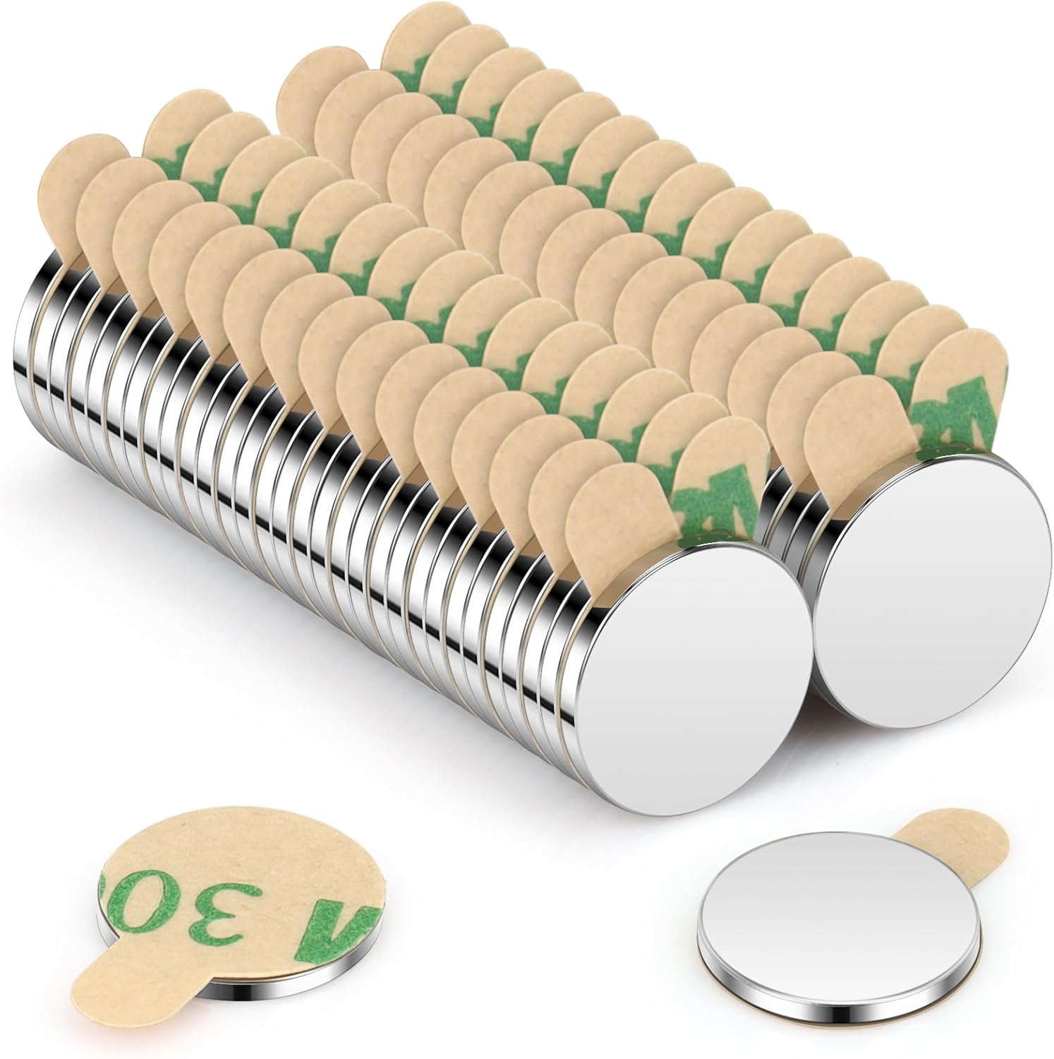 Wukong Neodym Magnete 10x1mm | 60 Stück, Extre Stark Mini Magnete Runde ...