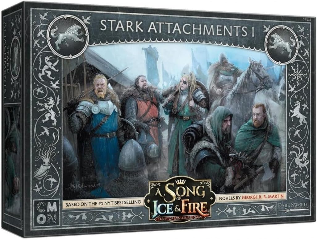 Amazon.com: A Song of Ice and Fire Tabletop Miniatures Game Stark Unit ...