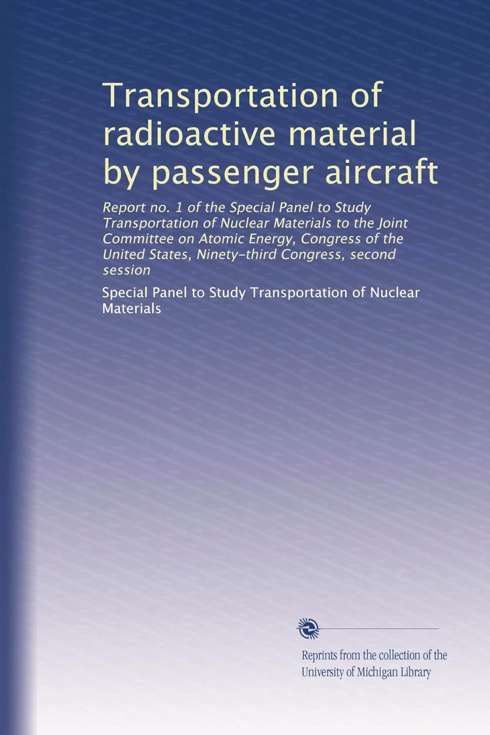 Amazon.com: Transportation of radioactive material by passenger ...