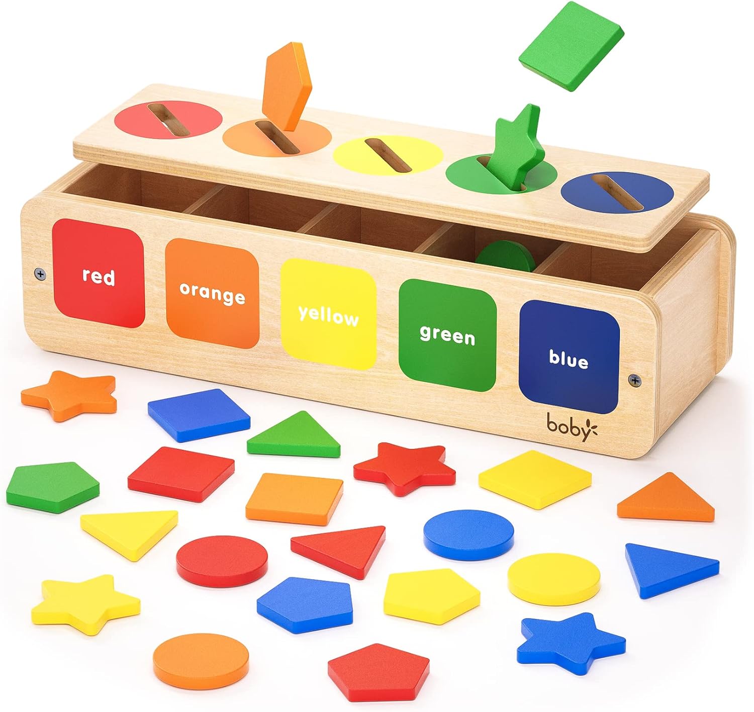 Amazon.com: Boby Montessori Sorting Toys for Toddlers 1-3 Year Old ...