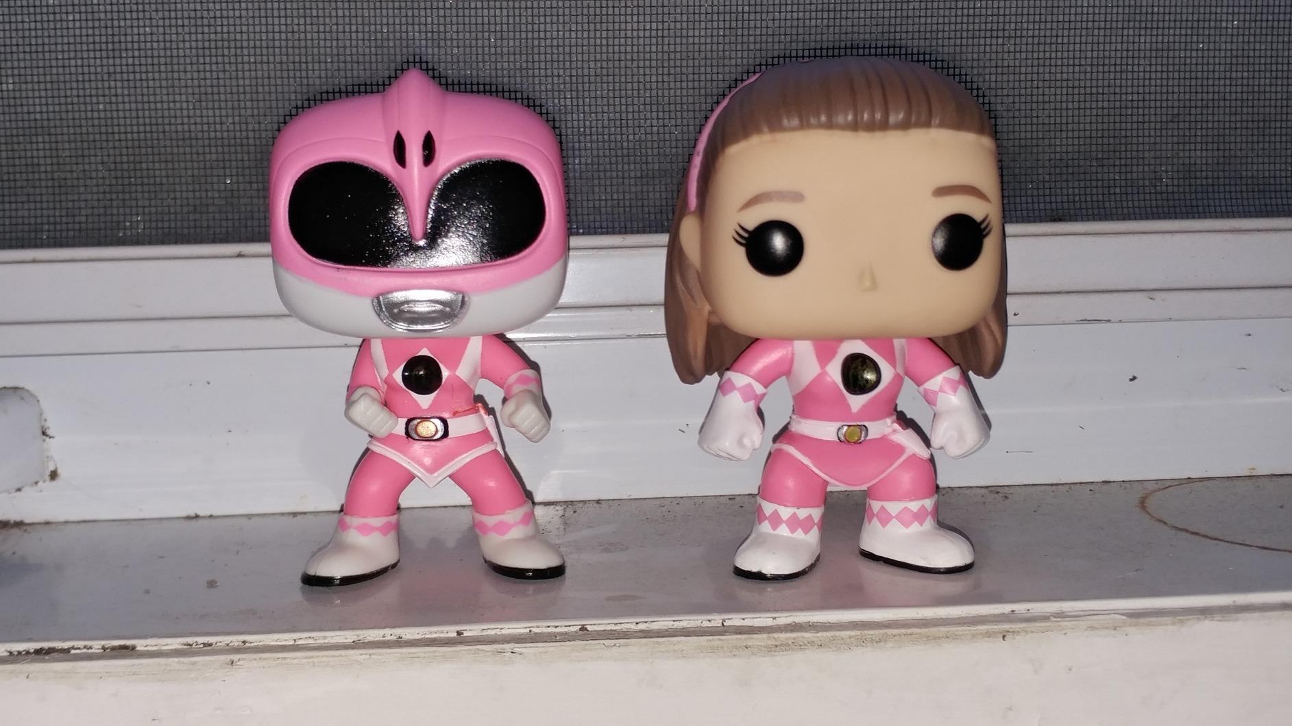 Funko Pop Television: Power Pink Ranger (No Helmet) Collectible Figure ...