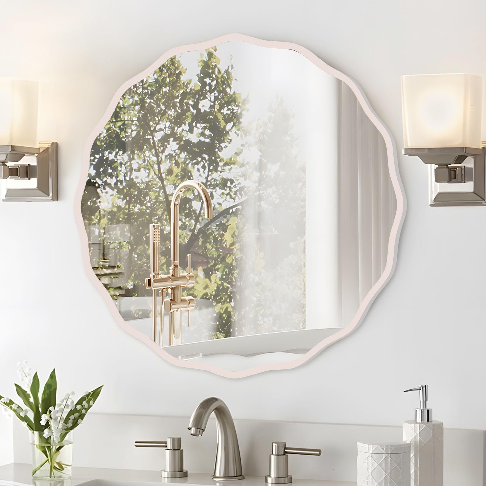 White Nursery Mirror Wall Atmacha Home & Living — Atmacha Home And