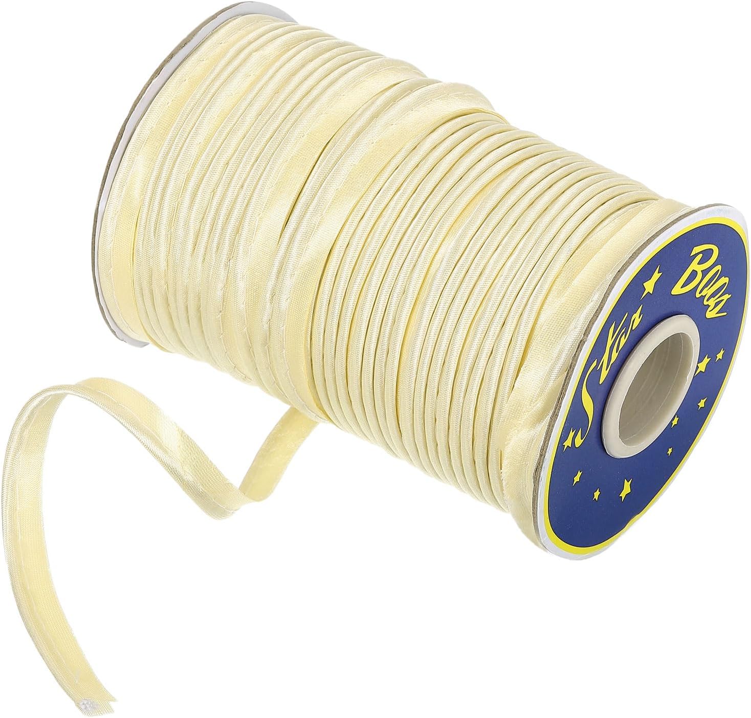 Amazon.com: uxcell 55 Yards Polyester Satin Bias Trim, 0.4 Inch Piping ...