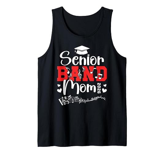Senior Band Mom 2026 Senior Marching Band Mama 2026 Tank Top
