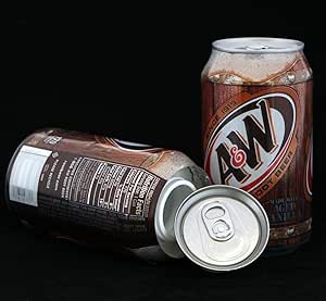 A & W Recipiente de seguridad con diseño de lata de Root Beer : Amazon ...