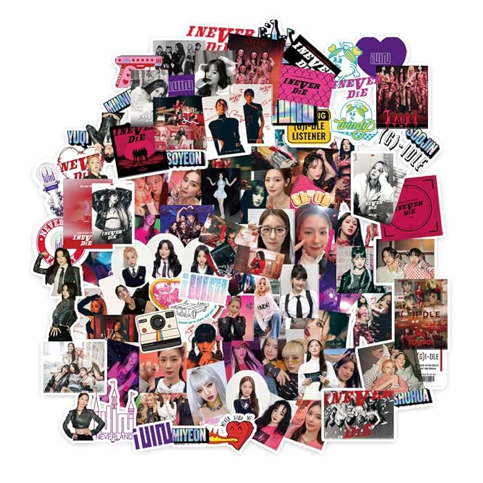 Buy (G) I-DLE Sticker Pack 100Pcs I Never Die Album Sticker Pack GIDLE ...