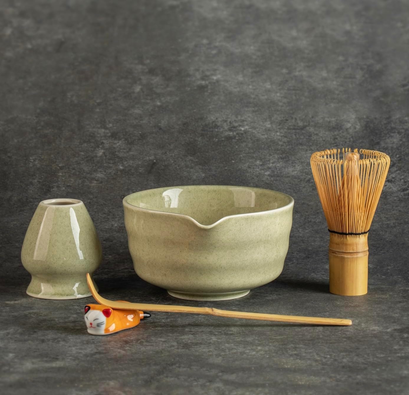 Amazon.com: HCAYSHY Matcha Whisk Set，Matcha Set includes Match Bowl ...