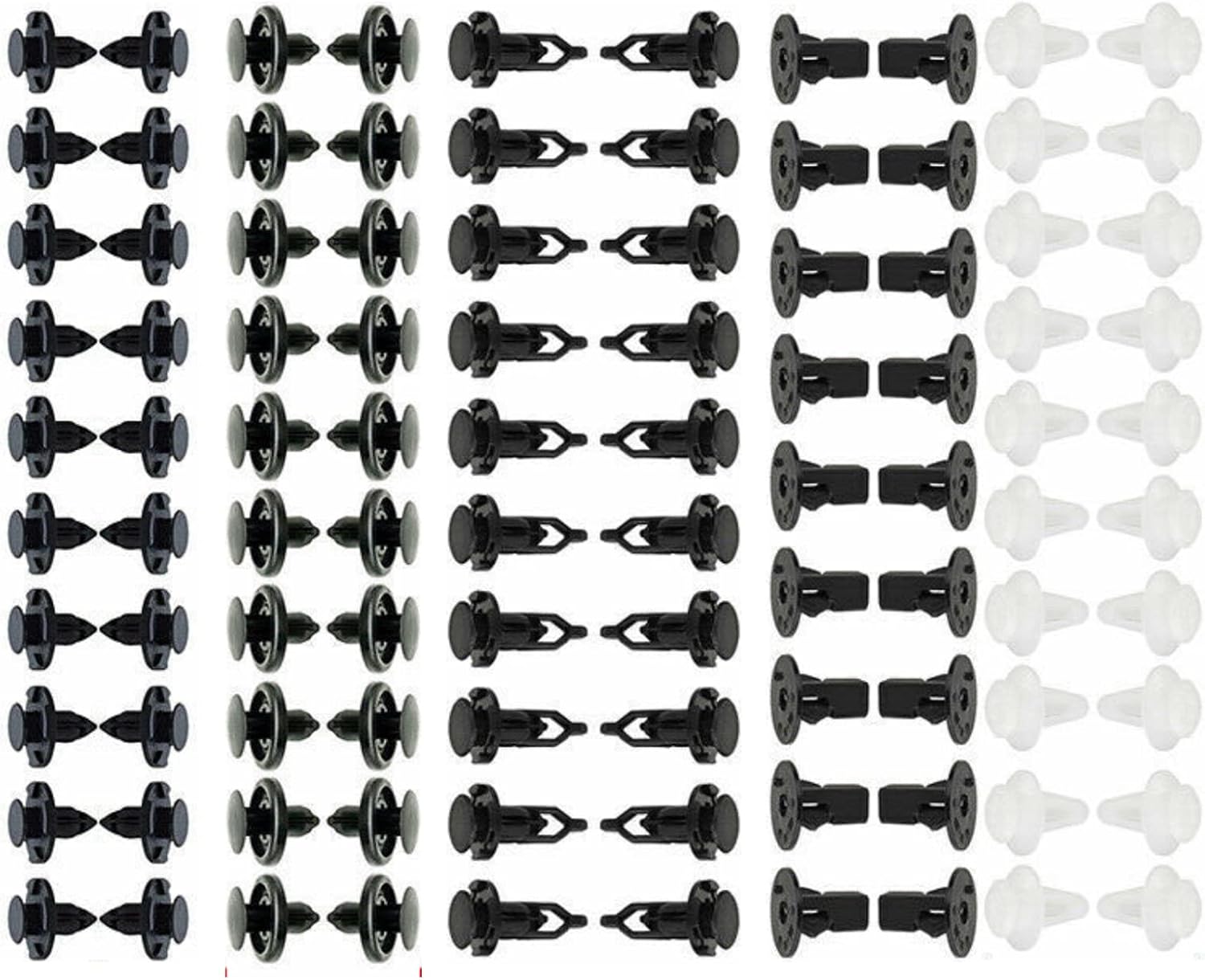 TECKEEN 100* Car Panels Clips Auto Car Body Retainer Clips Kit Push ...
