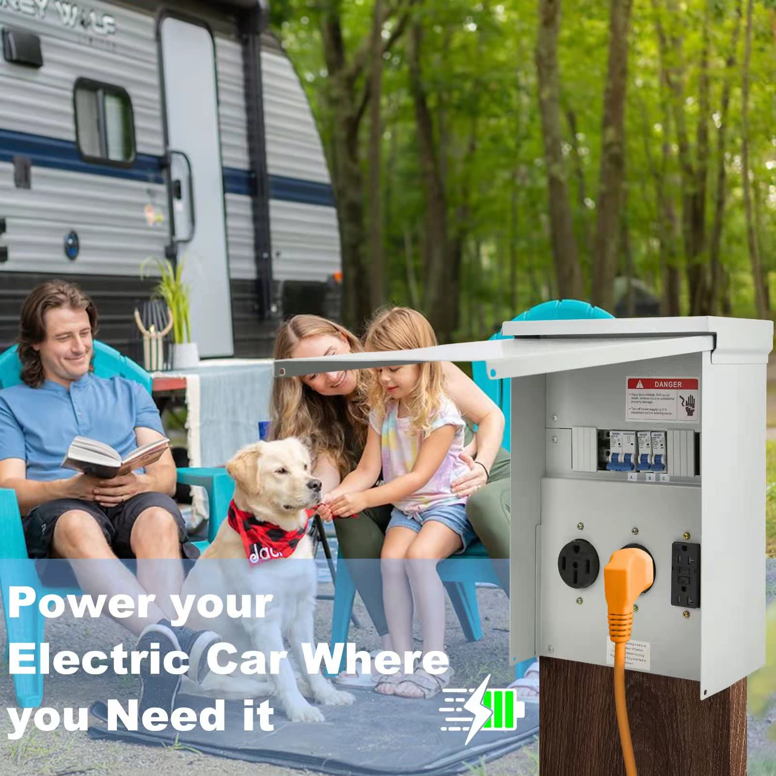 Snapklik.com : Temporary Power Outlet Panel