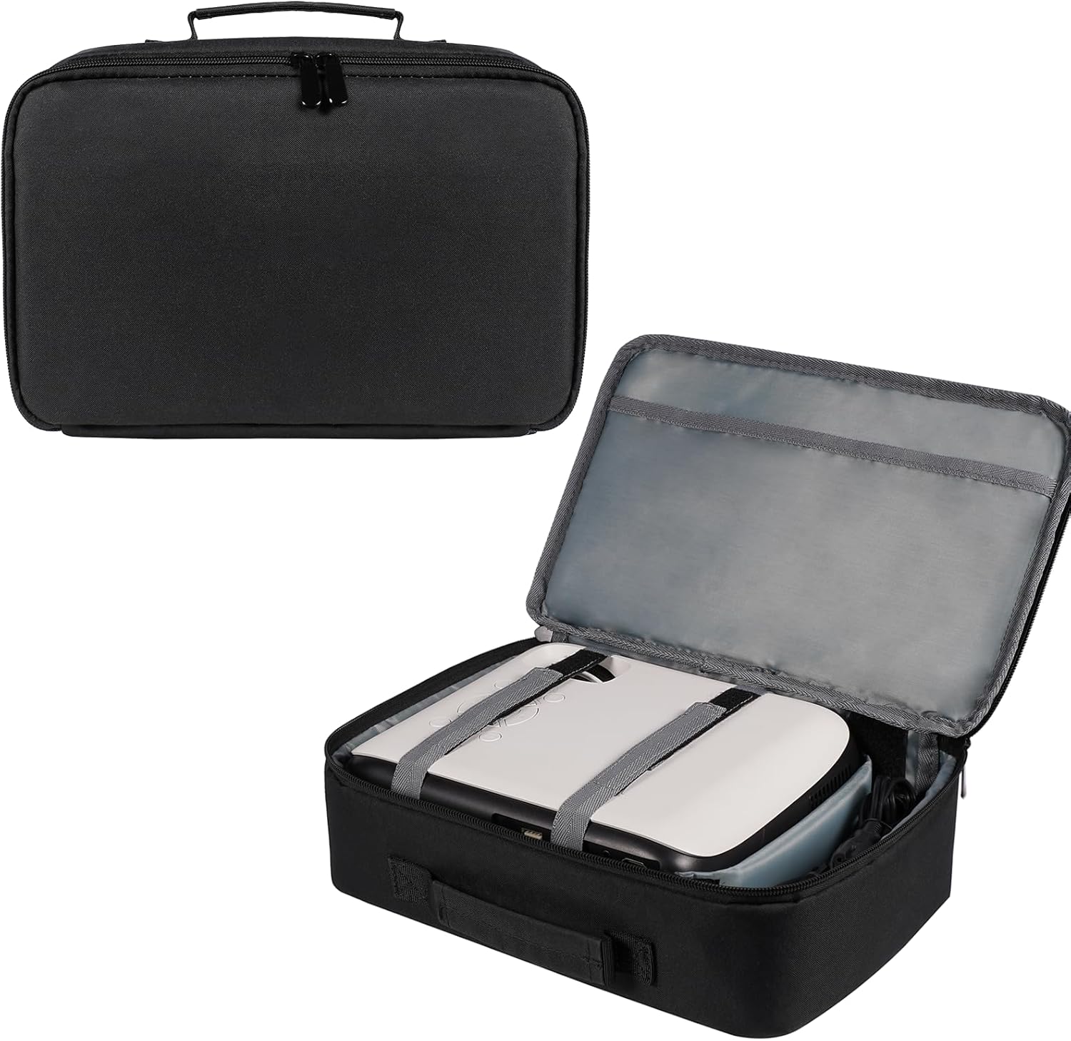 Amazon.com: NICPOW Projector Case, Projector Travel Carrying Bag ...