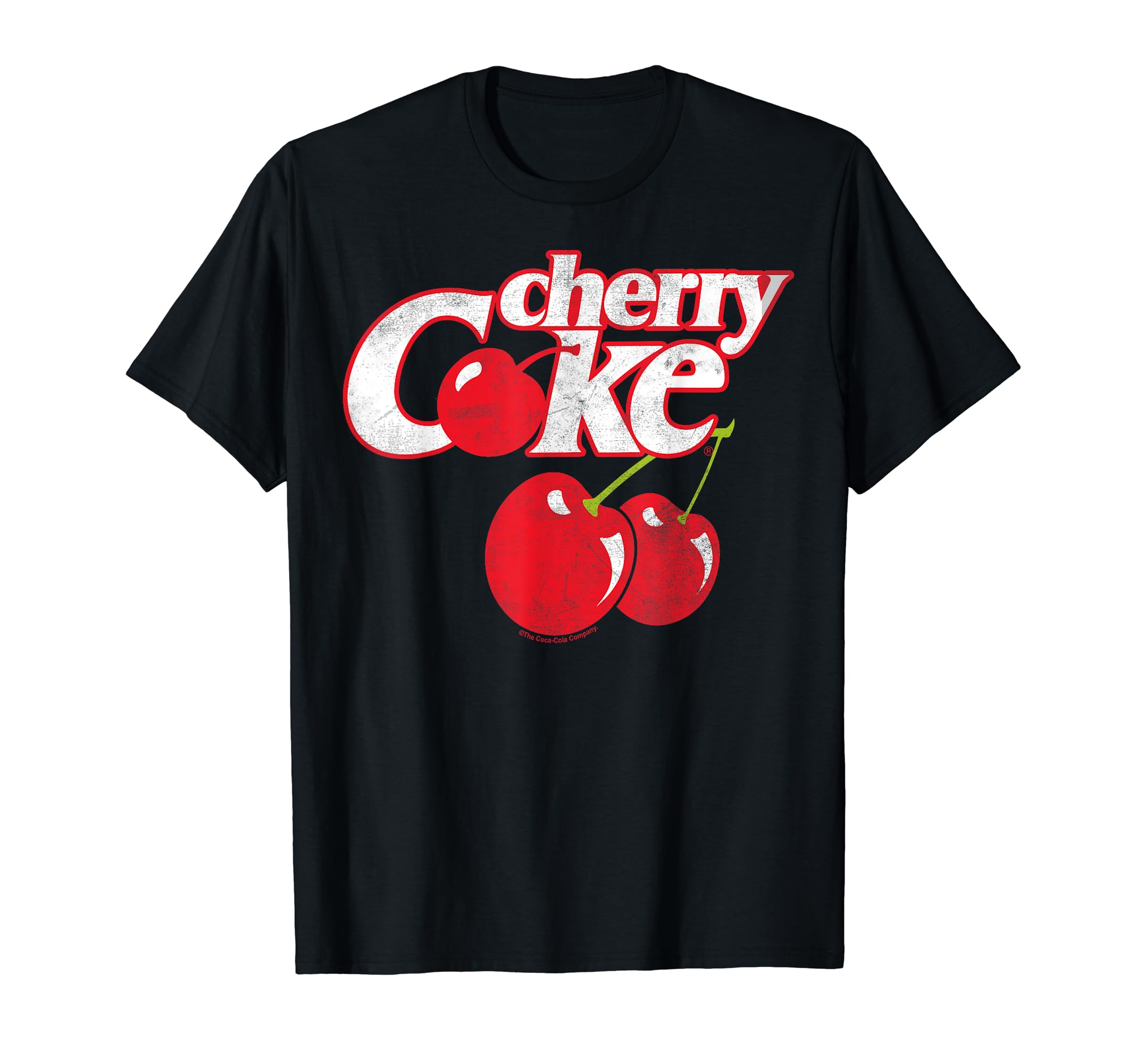 Amazon.com: Coca-Cola Cherry Coke Logo T-Shirt : Clothing, Shoes & Jewelry