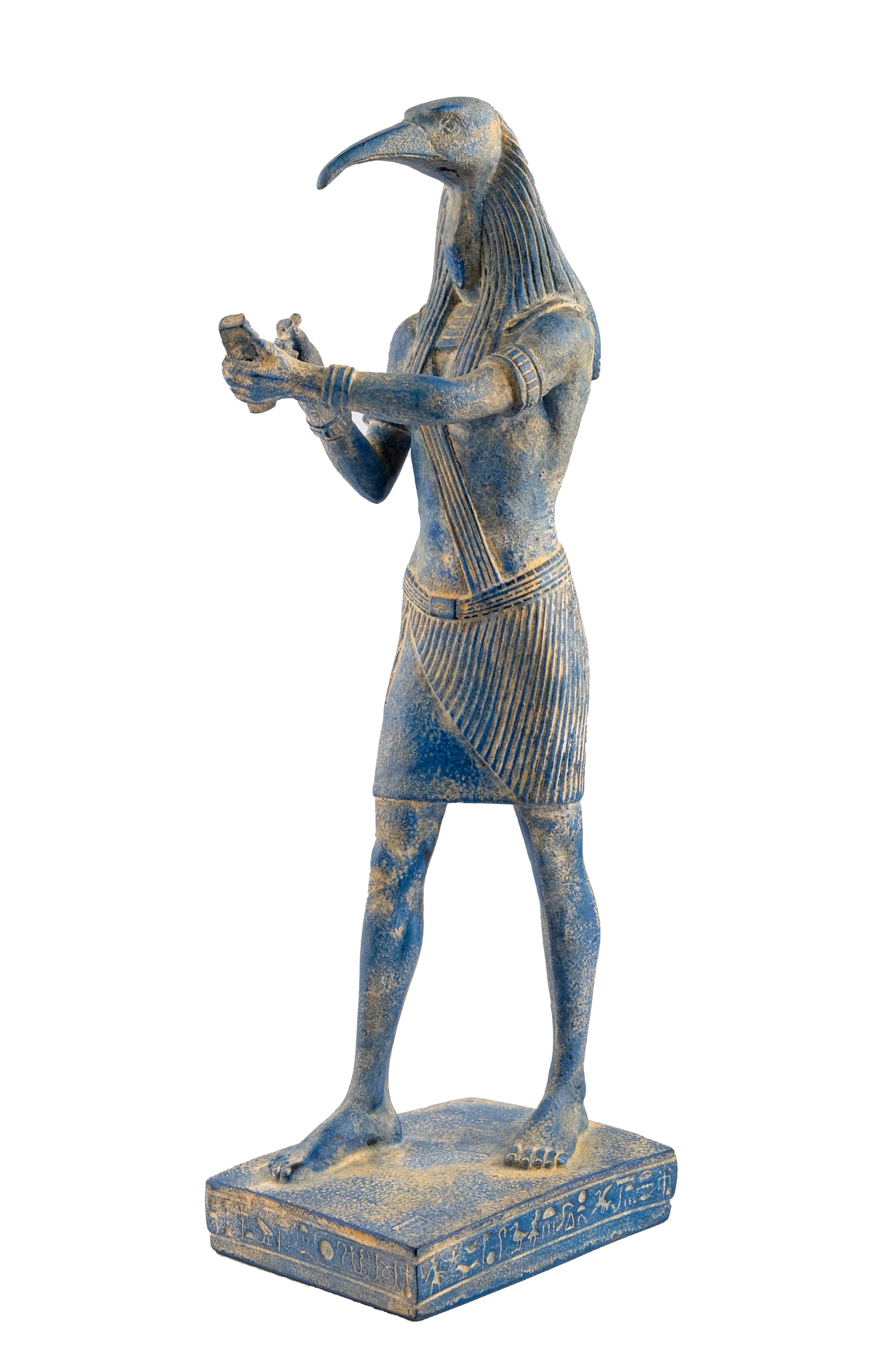 Thoth Statue Statue Of The Ibis Headed God Thoth (gilded Wood And