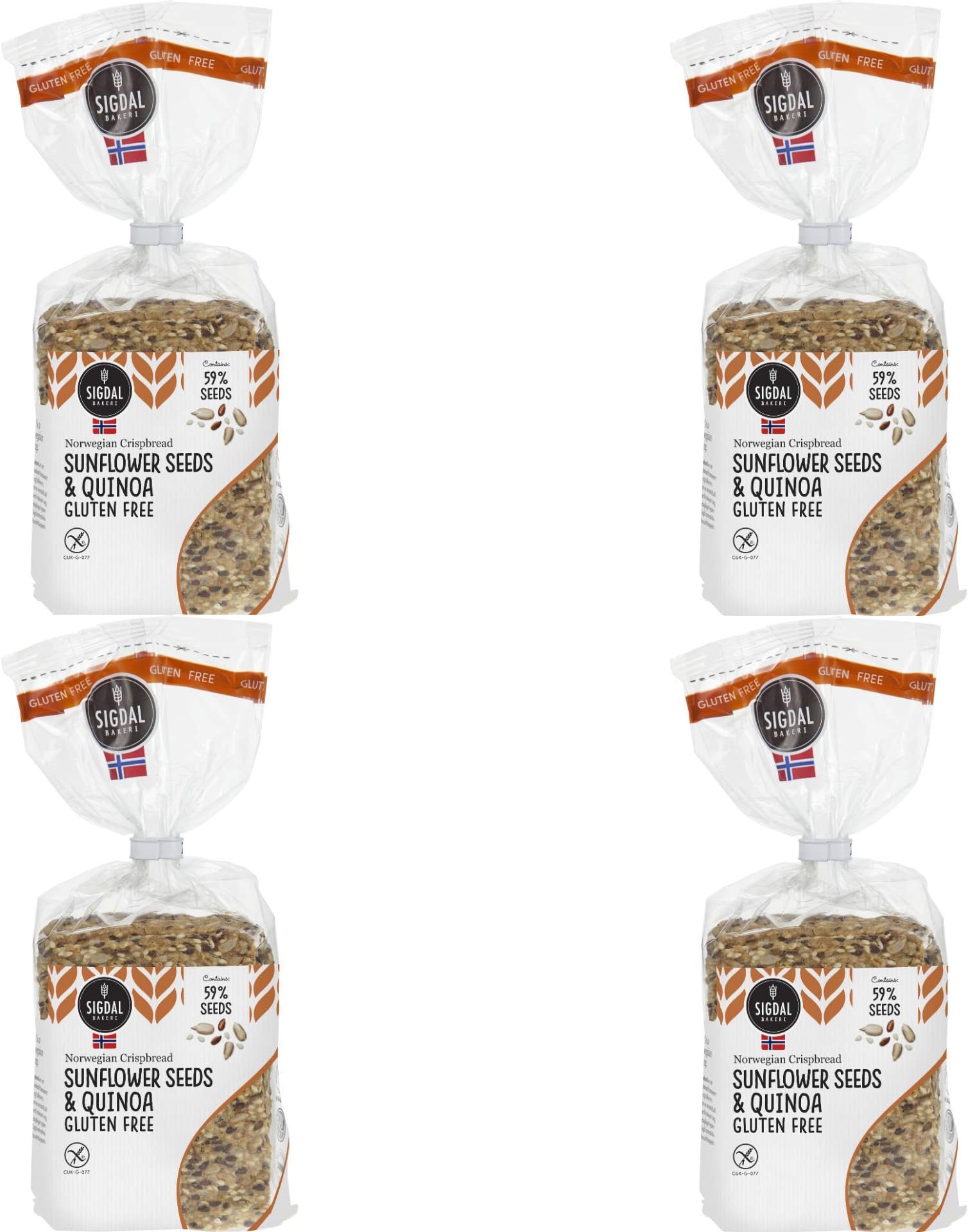 Amazon.com: Sigdal Bakeri All Natural Norwegian Crispbread - Non GMO ...
