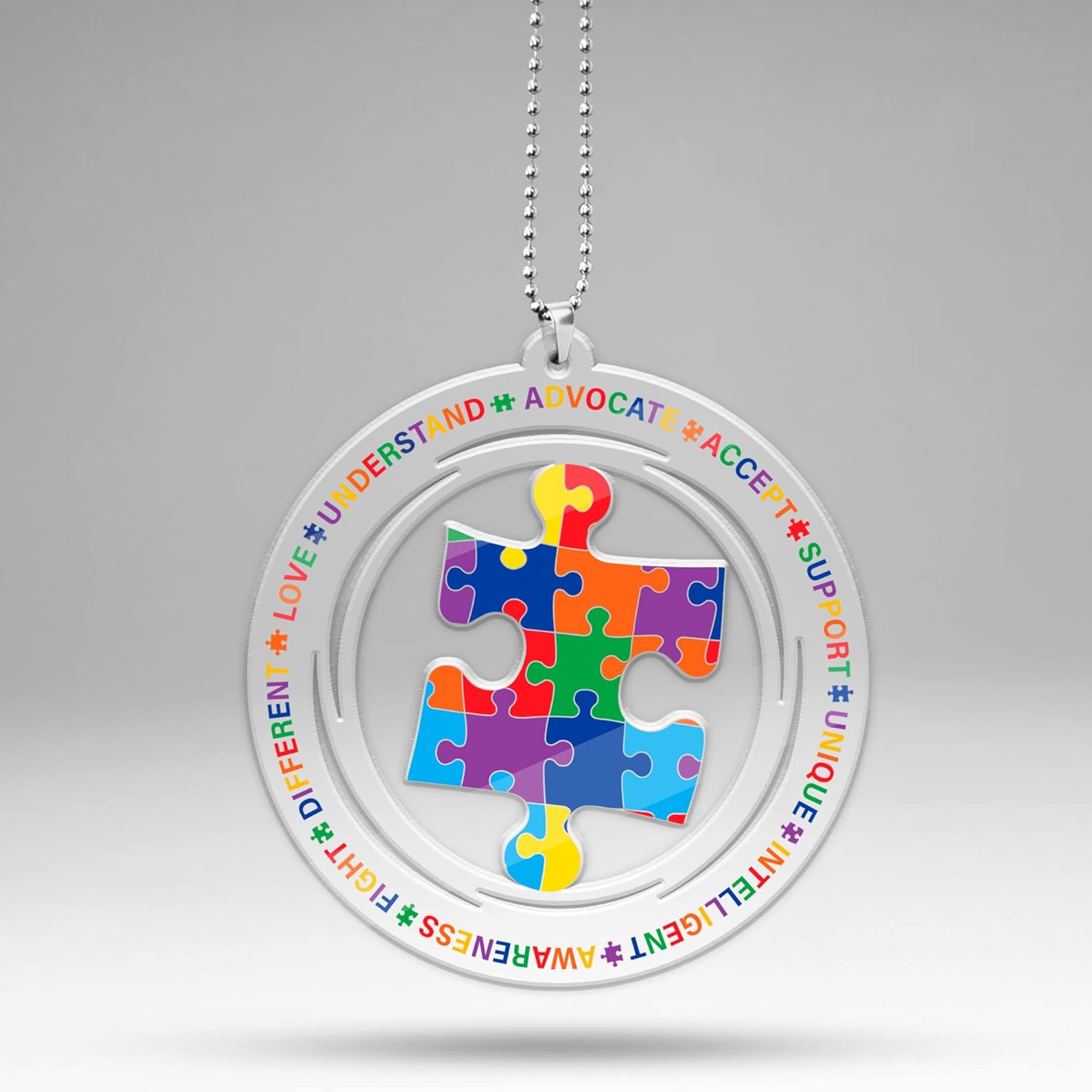 Amazon.com: ARTSYWIX Autism Awareness Ornament, Autism Puzzle Hanging ...