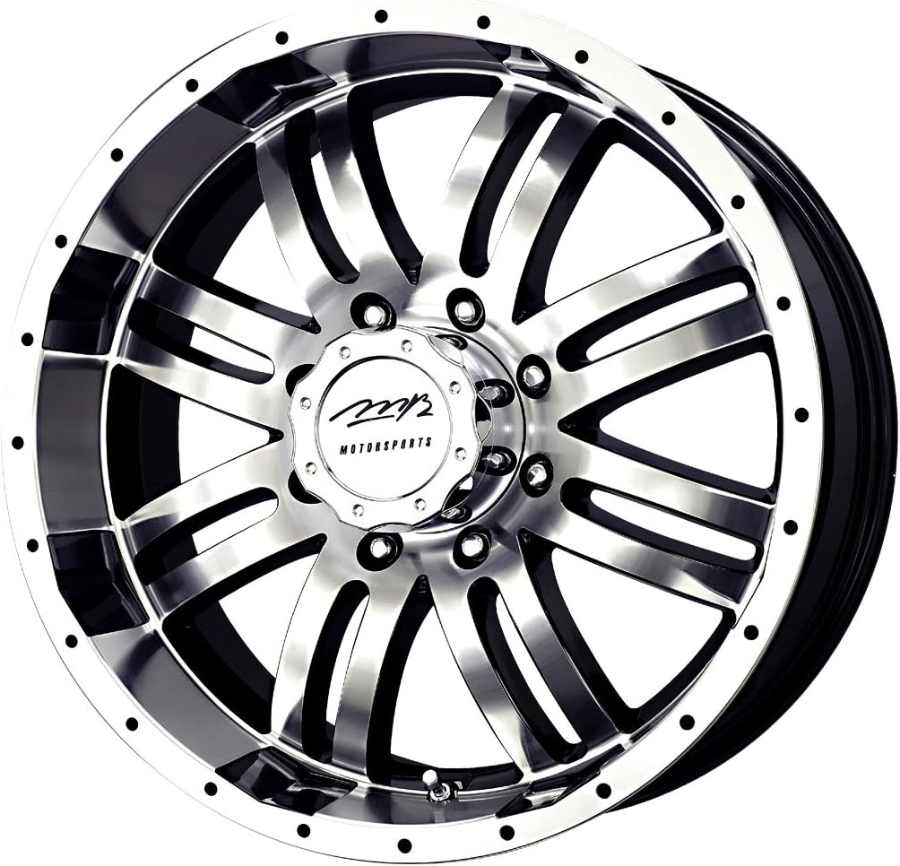 Amazon.com: MB Wheels MB Motoring V-Drive Black Wheel with Machined ...