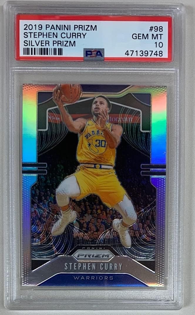 Amazon.com: Stephen Curry 2019 Silver Prizm #98 Graded PSA 10 (Cert ...