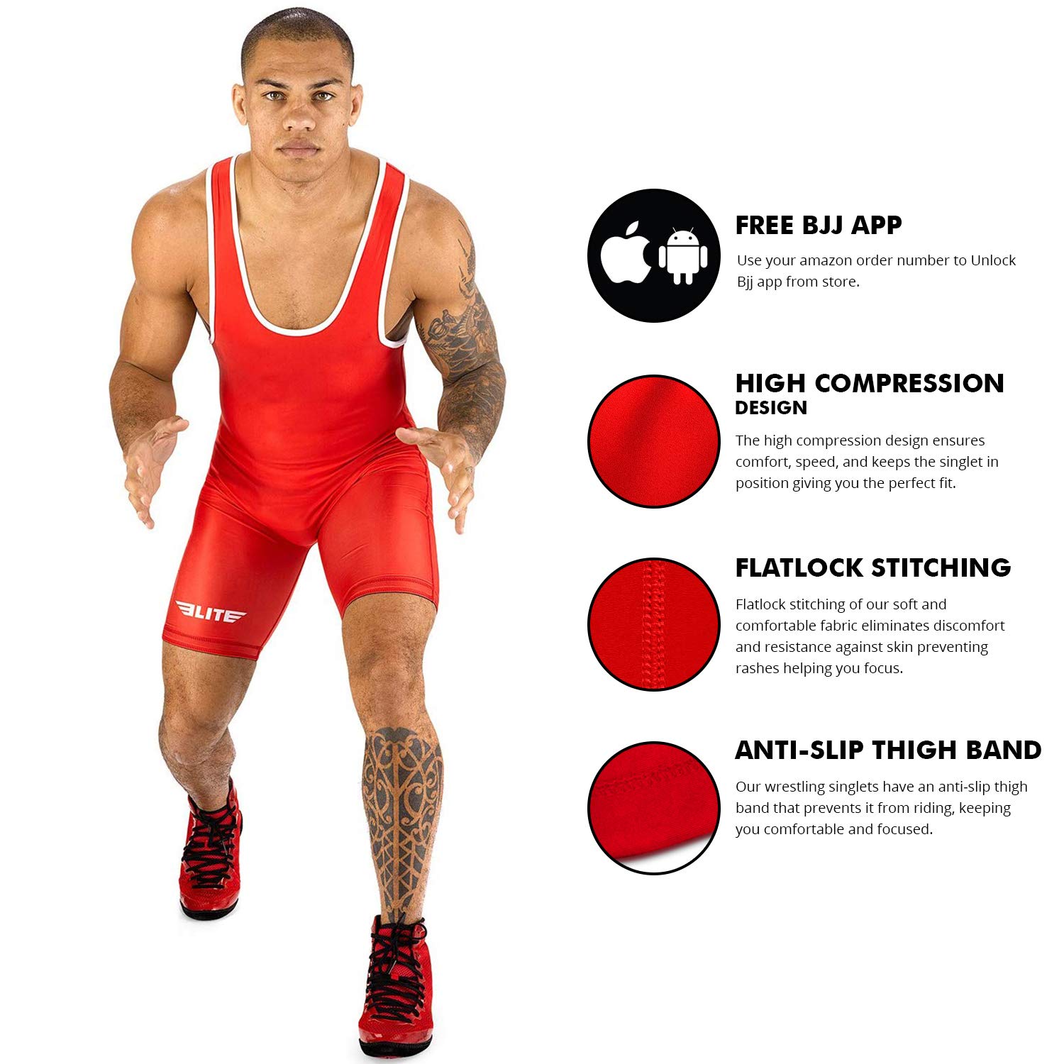 Men’s wrestling singlets, Elite Sports Standard Singlet for Men ...