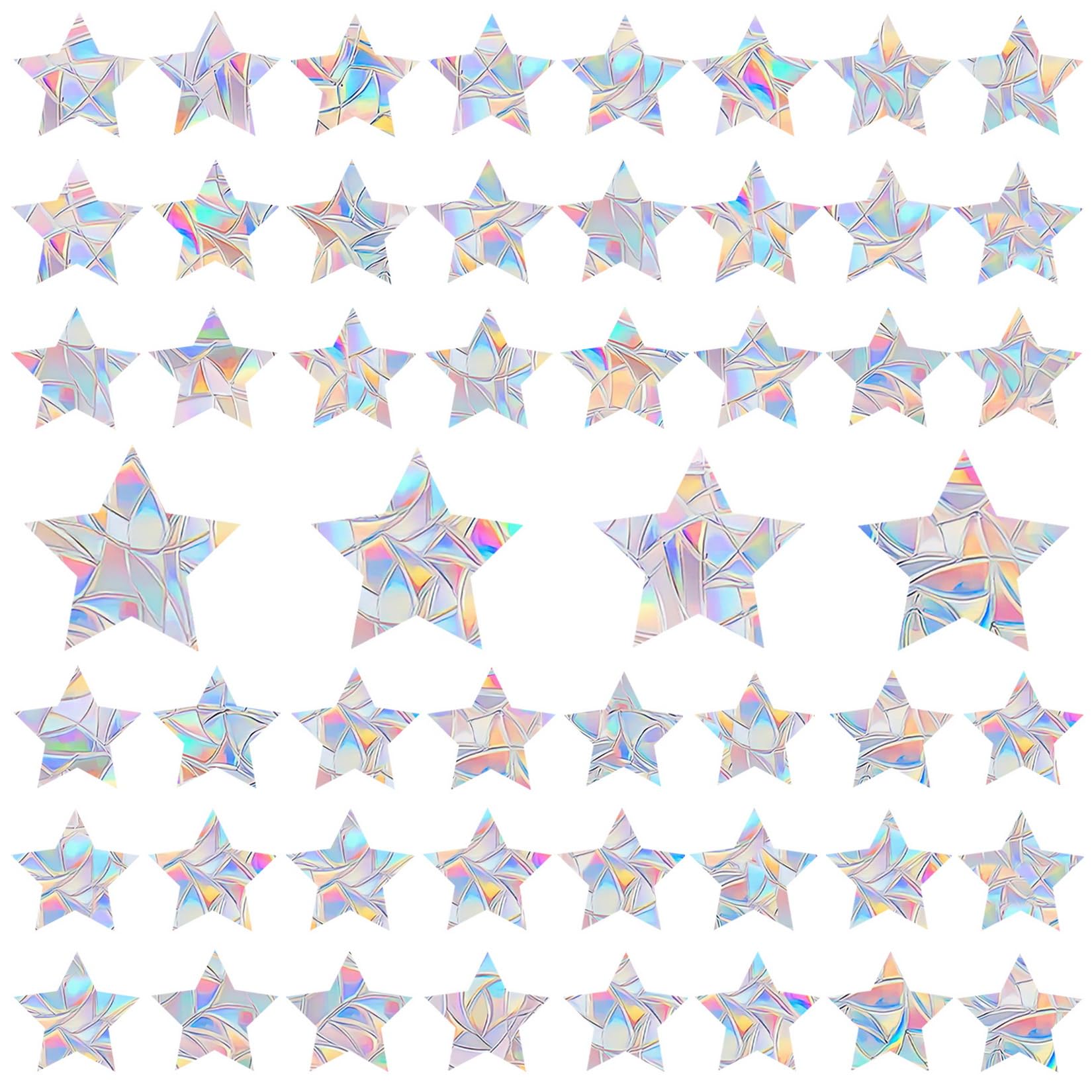 Amazon.com: 55 pcs Star Window Decals for Bird Strikes - Anti-Collision ...