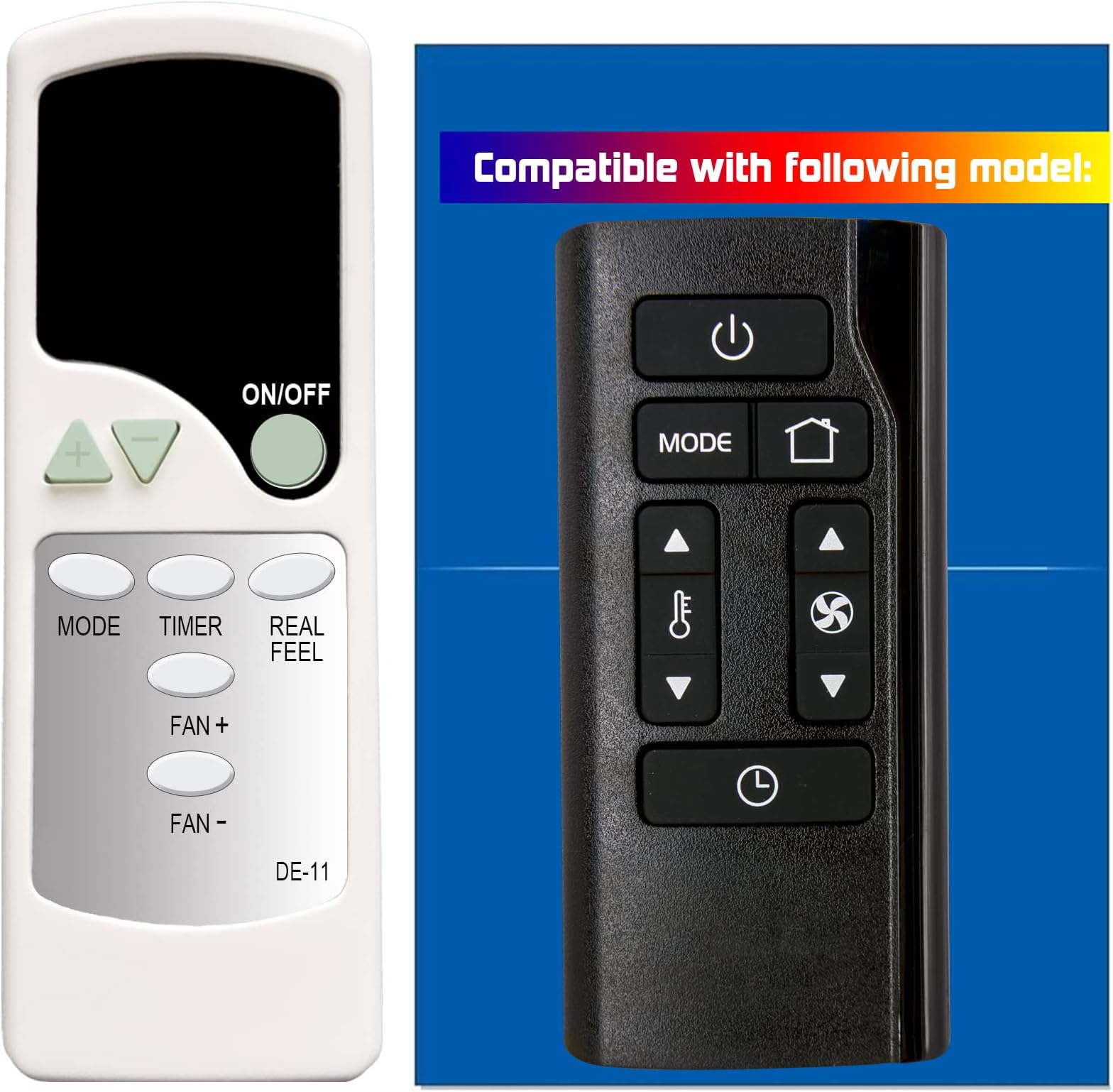 Amazon.com: Replacement for DELONGHI AC Air Conditioner Remote Control ...